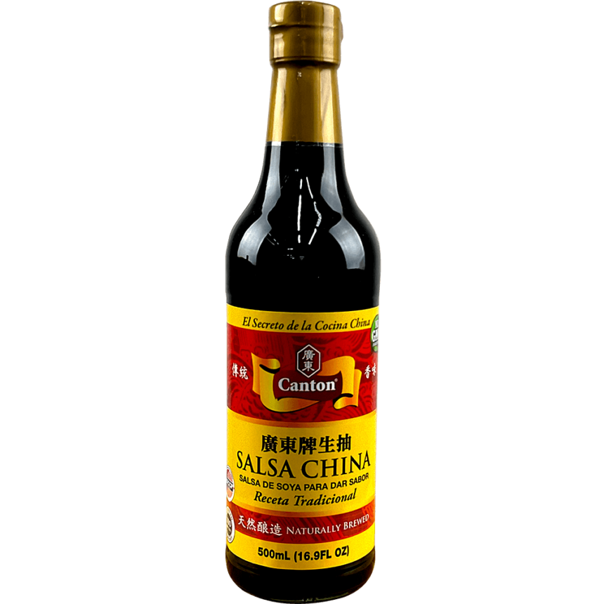Salsa de Soya China Regular para dar Sabor - 500ml - Restaurantes Canton