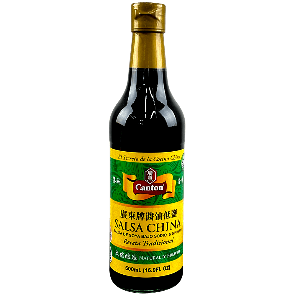 Salsa de Soya China Bajo en Sodio - 500 ml - Restaurantes Canton